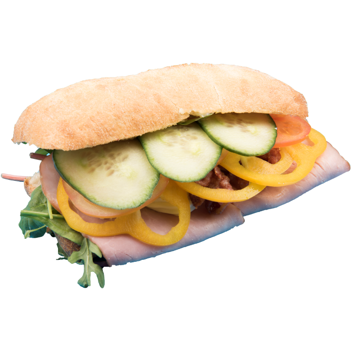 Sandwich m. Kalkun bacon | Slagter Carlsen
